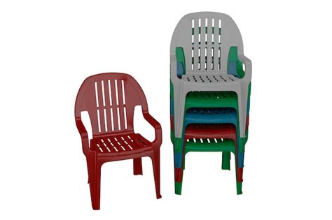 Premium Photo 3d Rendering Individual And Stacked Set Of Chairs