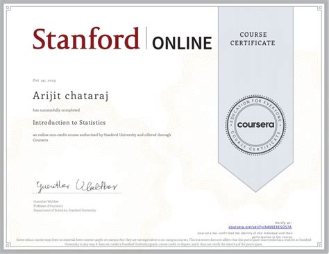 arijit chattaraj on linkedin statistics dataanalysis stanforduniversity lifelonglearning