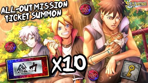 Nxb All Out Mission Ticket Summon X10 Youtube