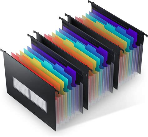 Thinktex Plastic Expanding Hanging File Folders 7 Innovative 1 2 Acc