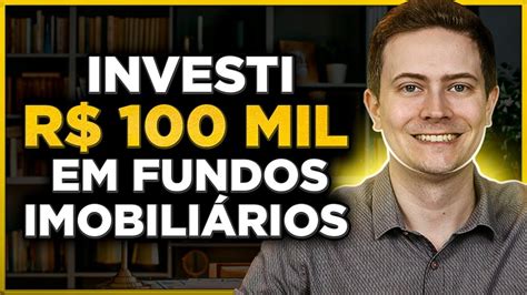 INVESTI R 100 MIL EM FUNDOS IMOBILIÁRIOS 3 FIIs Baratos Para
