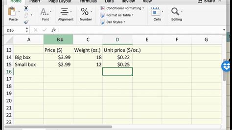 Math With Spreadsheets 2 Using Cell Addresses YouTube