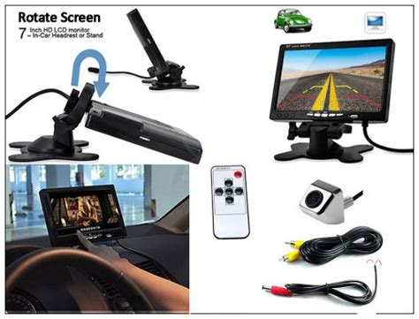 Sell TFT LCD Monitor Car Rear View System Backup Reverse W Night Vision Camera In Shenzhen