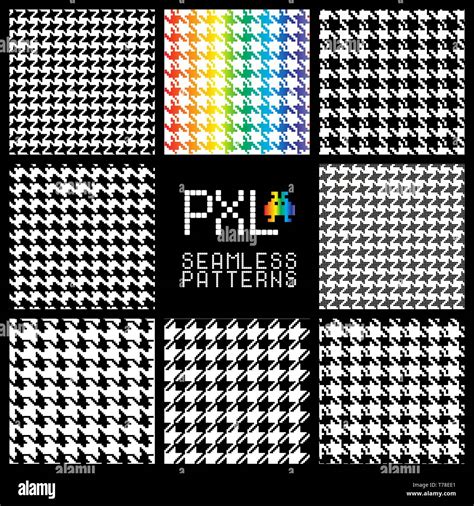 Seamless Fashion Pattern Of Pixel Style Trend Texture For Textile Stock Vector Image And Art Alamy