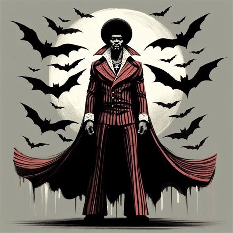 Blacula Inspired Vampire Raipeopleofcolorart