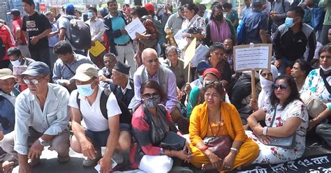 सरकारले माग सम्बोधन नगरेको भन्दै सहकारी पीडितले गरे राष्ट्रिय आन्दोलनको