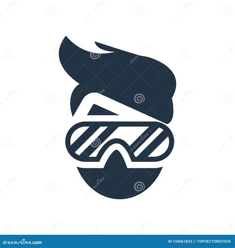 Safety Glasses Icon Vector Isolated On White Background Safety Glasses