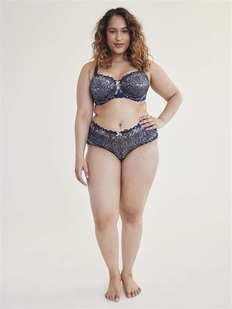 Femme Couture 2 Tone Lace Underwire Bra Déesse Collection Penningtons