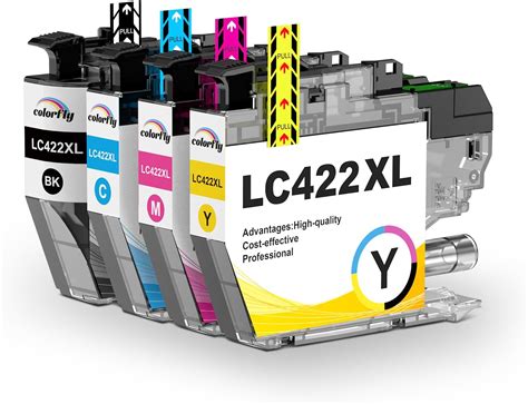 Colorfly LC422XL Ink Cartridges Replacement For Brother LC422XL