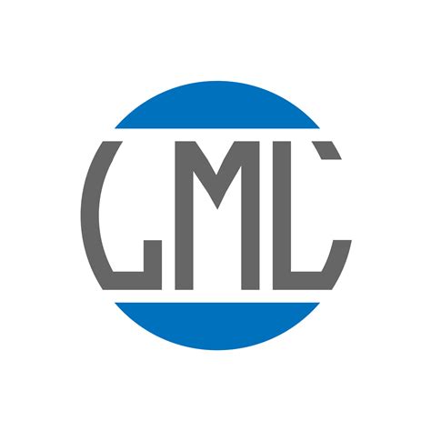 LML Letter Logo Design On White Background LML Creative Initials Circle Logo Concept LML