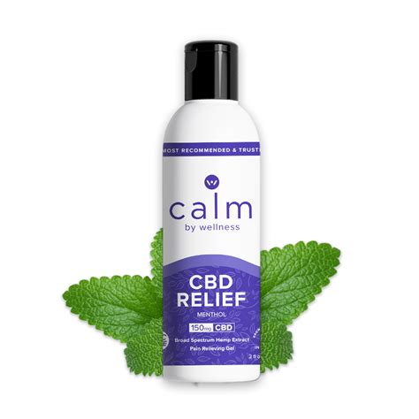 Hemp Cbd Muscle Gel Relief Calm By Wellness