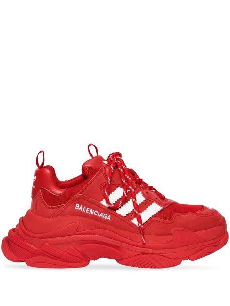 Balenciaga 발렌시아가 X 아디다스 트리플 S 스니커즈 Farfetch