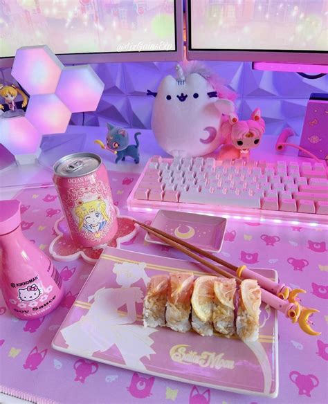 Pink Table With Delicious Food