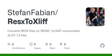 Github Stefanfabianresxtoxliff Converts Resx Files Or Resw To