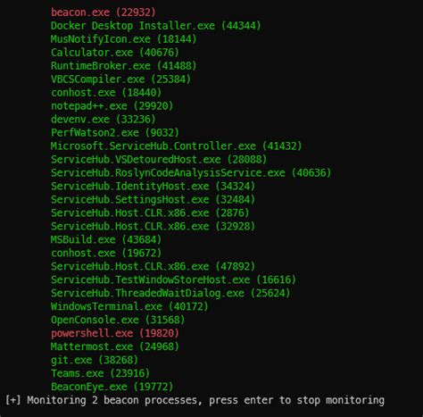 beaconeye hunts out cobaltstrike beacons and logs operator command output