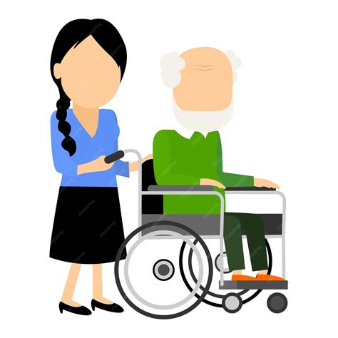 Premium Vector The Old Man Illustration