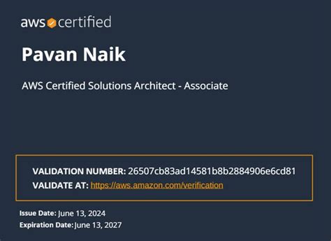 Pavan Naik On Linkedin Im Happy To Share That Ive Obtained A New Certification Aws Certified