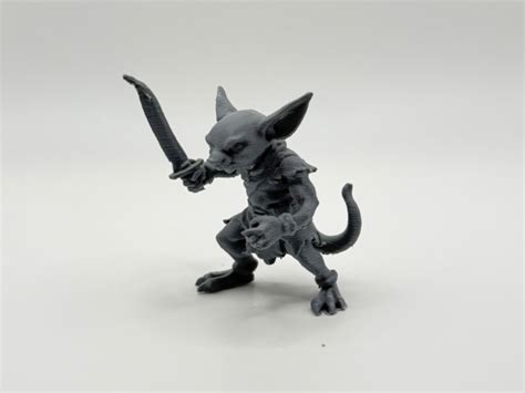 Dnd Miniature Rat Warrior By Wif1973makerworld Download Free 3d Models