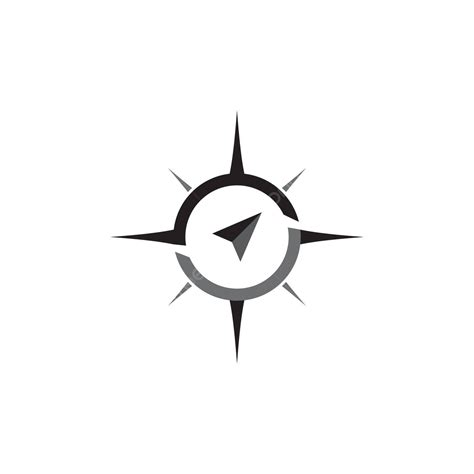 Compass Logo Template Object Graphic Direction Vector Object Graphic