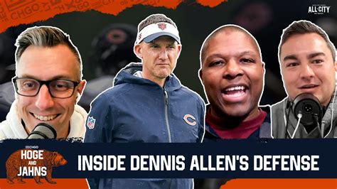 How Dennis Allen Has Transformed The Bears Defense Caleb Williams Talk More With Anthony