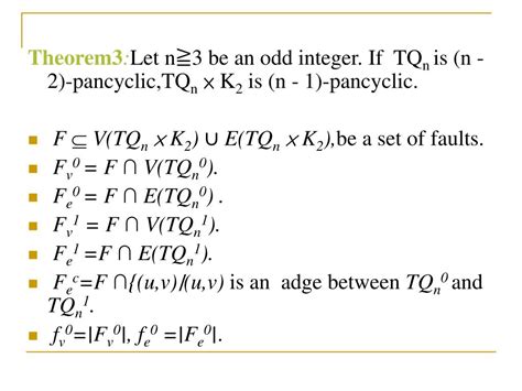 Ppt On Embedding Cycles Into Faulty Twisted Cubes Powerpoint Presentation Id3858076