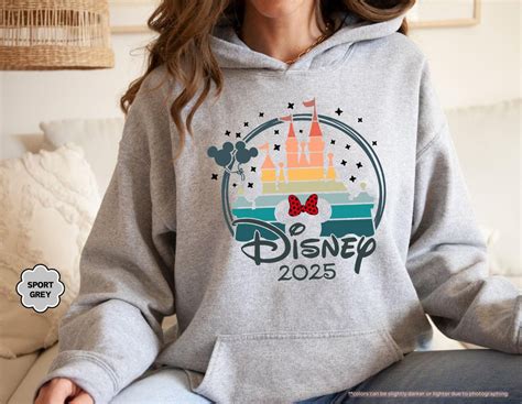 Custom Disney 2025 Hoodie Magical Castle Sweatshirt Disneyland