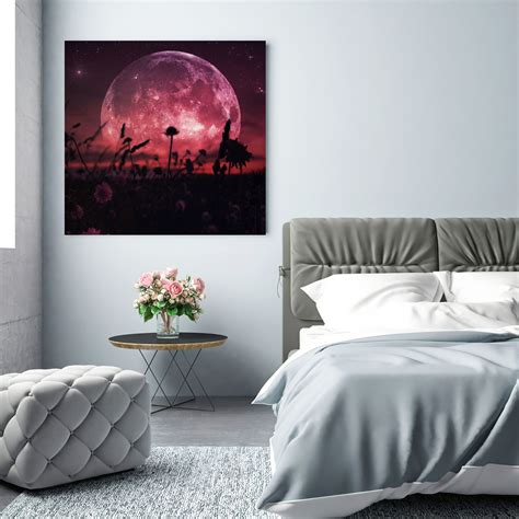 Budding Moon Print Full Moon Photo Surreal Landscape Blood Etsy