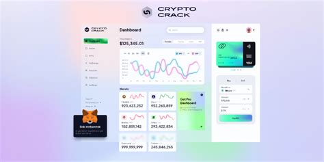CryptoCrack Cryptocurrency Trading Dashboard UI Design Figma