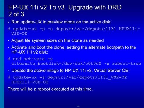 Hp Ux Dynamic Root Disk Boot Disk Cloning Benefits And Use Cases By Dusan Baljevic Ppt