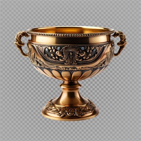 Trofeo De Copa De Oro Aislado Sobre Fondo Transparente Trofeo De Premio