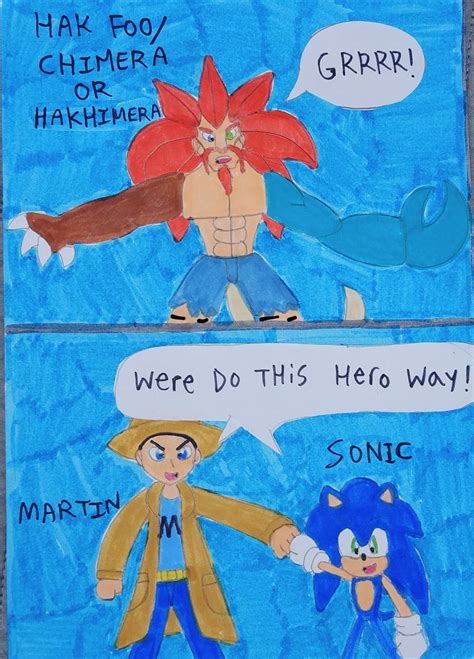 Martin Han And Sonic Vs Hak Foo Hakhimera By Sbeom59 On Deviantart