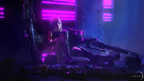 Anime Sniper Girl Wallpaper 4k