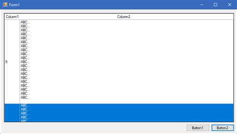 Solved Faulty Datagridview Display In Vs2005 Solveforum