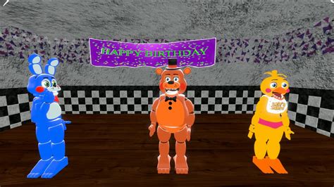 FNAF SFM Withered Animatronics Meet The Toys YouTube