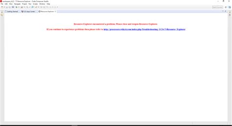 Ccs Ccs Resource Explorer Unable To Connect To Internet Code
