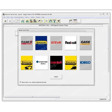 SCN Interface de Diagnóstico CNH para New Holland Case Kobelco Steyr y más Importaciones
