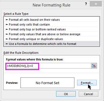 Apply Color To Alternate Rows Or Columns In Excel