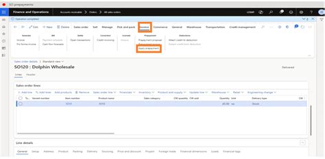 How To Set Up And Use Customer Prepayments On Sales Orders In Dynamics 365 Finance And