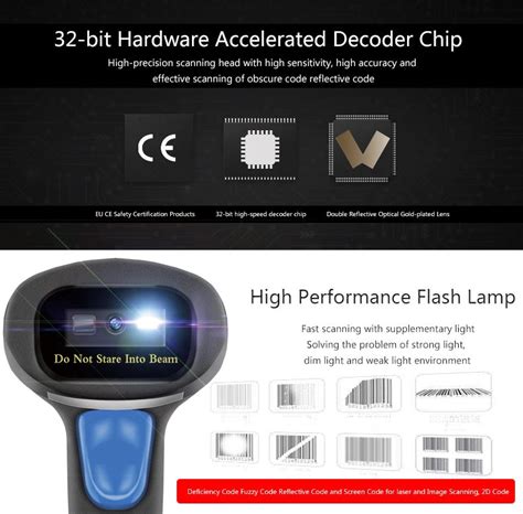 NETUM L8 2D Wireless Handheld Auto Barcode Scanner
