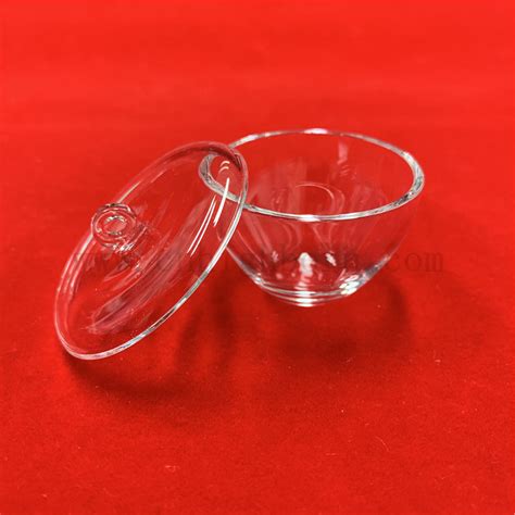 Customized Clear Fused Silica Quartz Glass Crucible With Lid Buy Crucible Quartz Crucible