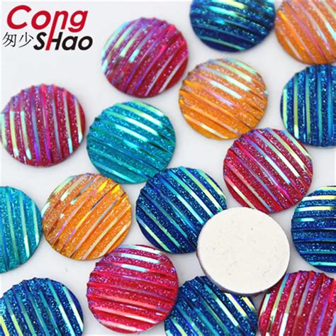 Cong Shao Diamantes De Imitaci N De Resina AB 100 Piezas 16mm Forma