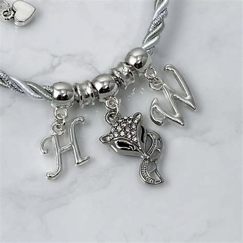 Hotwife Silver Twist Anklet With Vixen Fox Charm Mfm Threesome Swinger Hot Wife Qos Queen