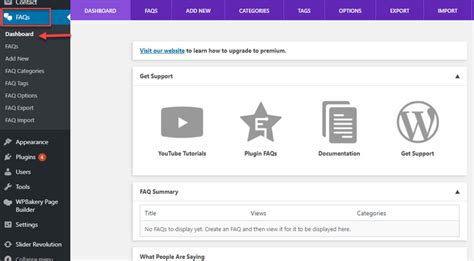 how to add faq on your wordpress website