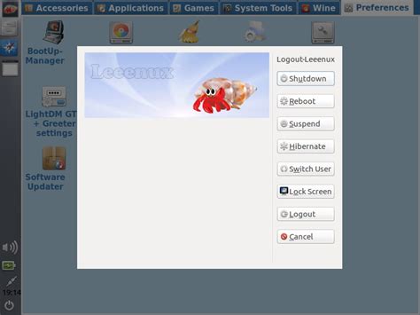 Screenshots Leeenux Linux
