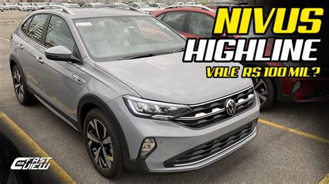 VOLKSWAGEN NIVUS HIGHLINE 2021 CINZA MOONSTONE EM DETALHES Fast Car