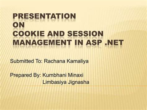Cookie And Session In Aspnet