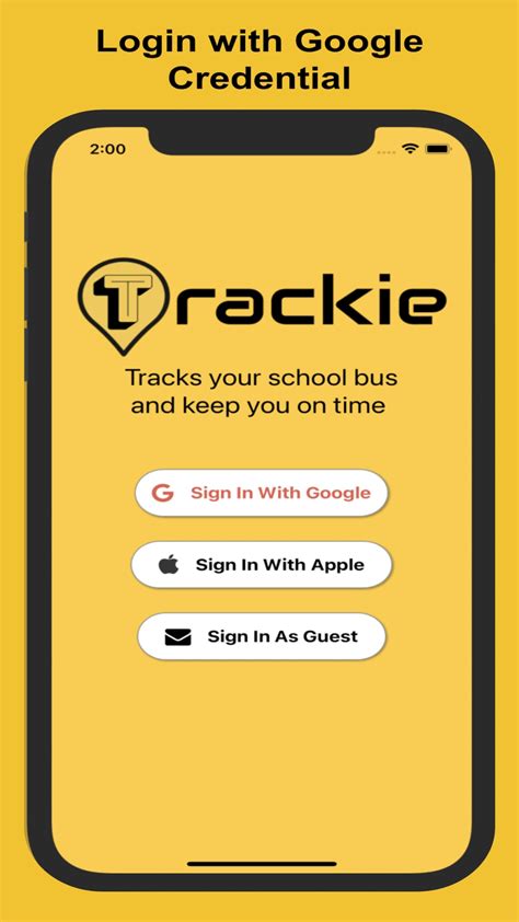 Trackie School Bus Tracker Iphone