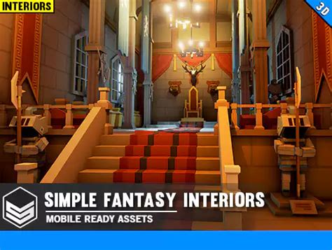 Simple Fantasy Interiors Cartoon Assets 1 1 u3d asset ICUStation 专注