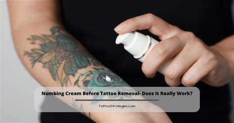 Numbing Cream Before Tattoo Removal Does It Really Work