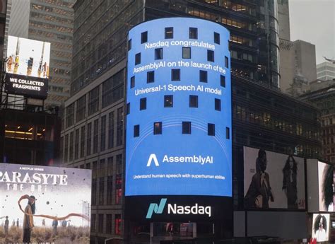 patrick löber on linkedin assemblyai in times square 🎉 this was a